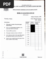 Social Maneb Past Papers | PDF | Malawi | Africa