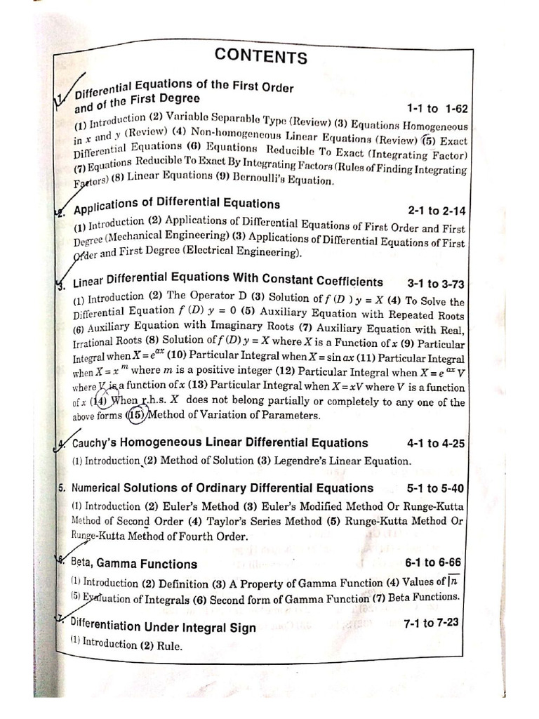 Applied Mathematics For Engineering Sem 2 Compress | PDF