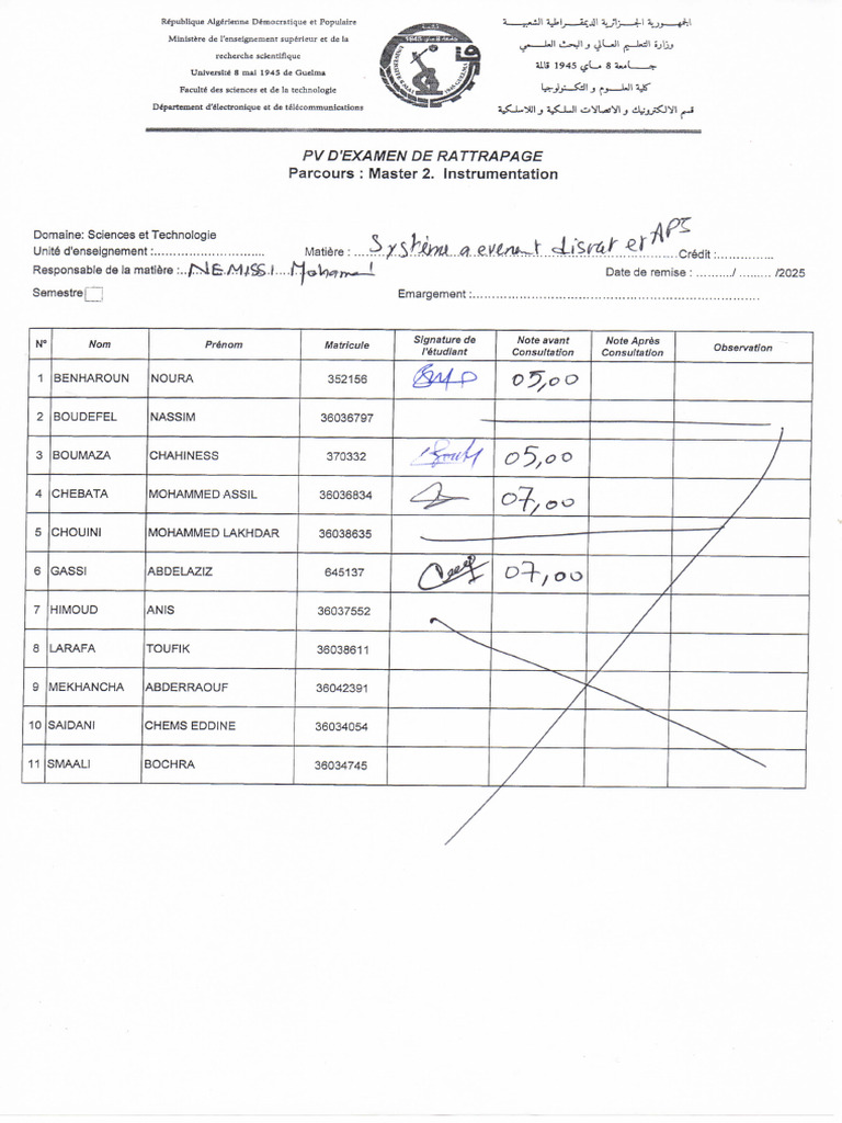 Rattrapage API | PDF