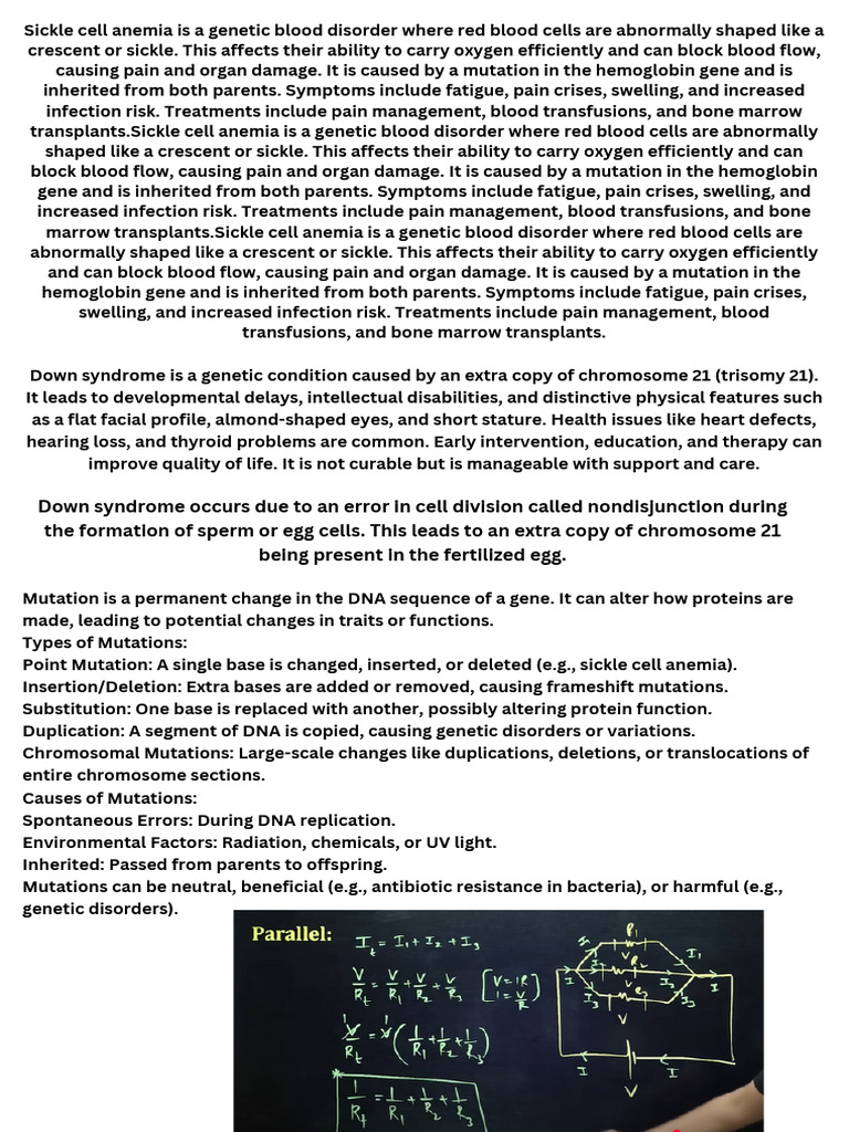 Sickle Cell Anemia Is A Genetic Blood Disorder Where Red Blood Cells ...