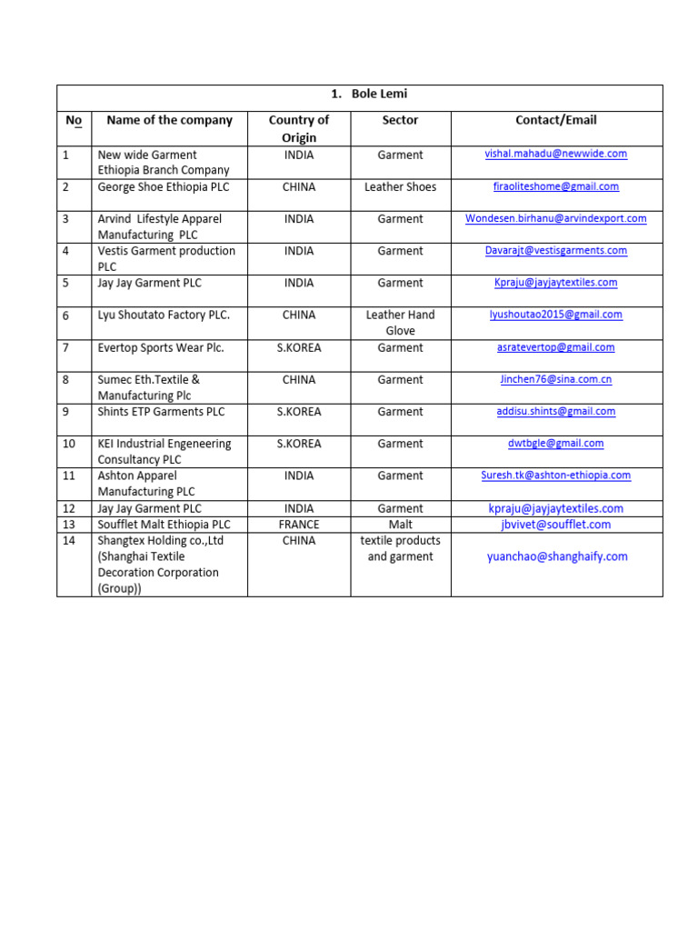 Bole Lemi Investors Detail | PDF