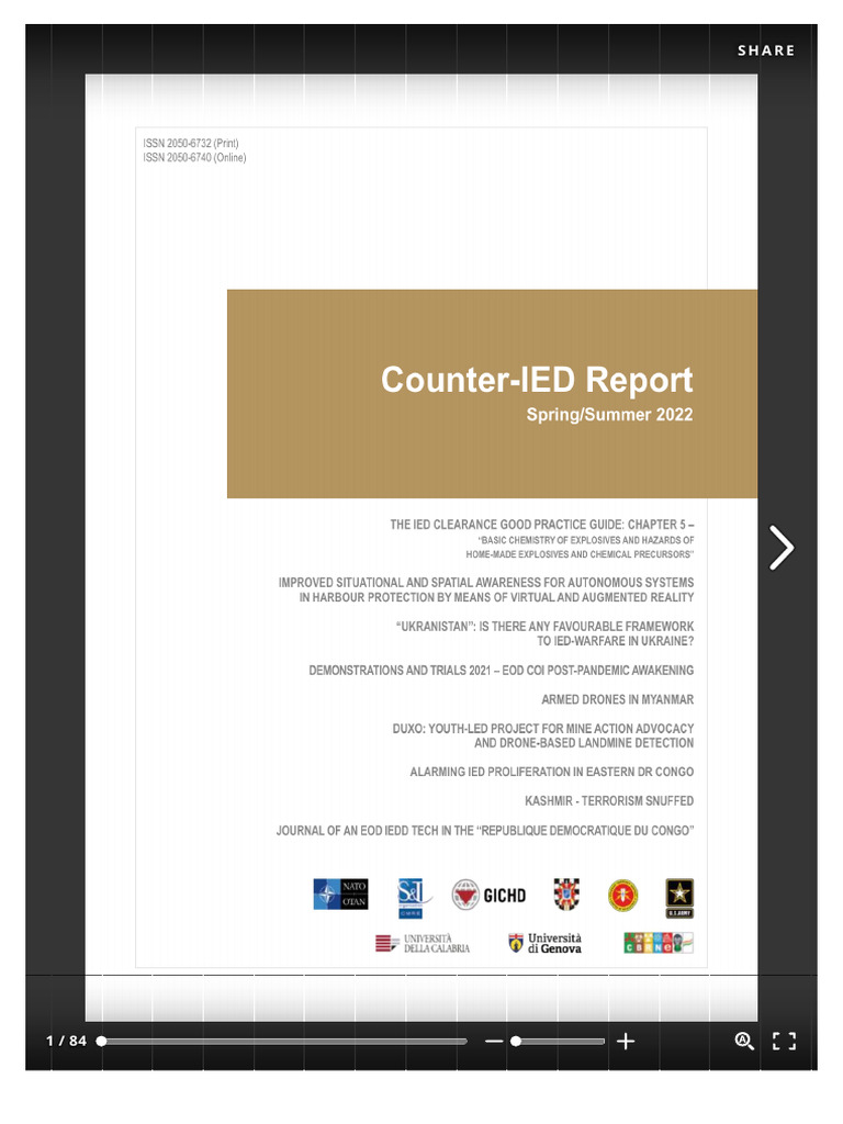 C-IED Report Spring - Summer 2022 | PDF