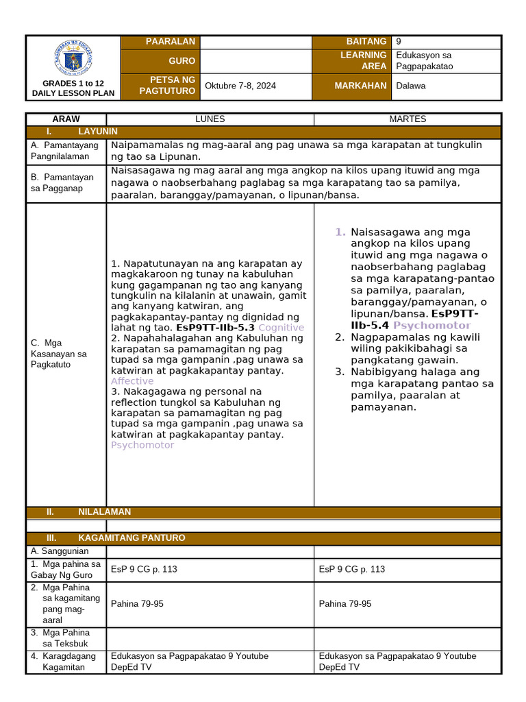 3_DLP ESP9 Oct 7-8 | PDF