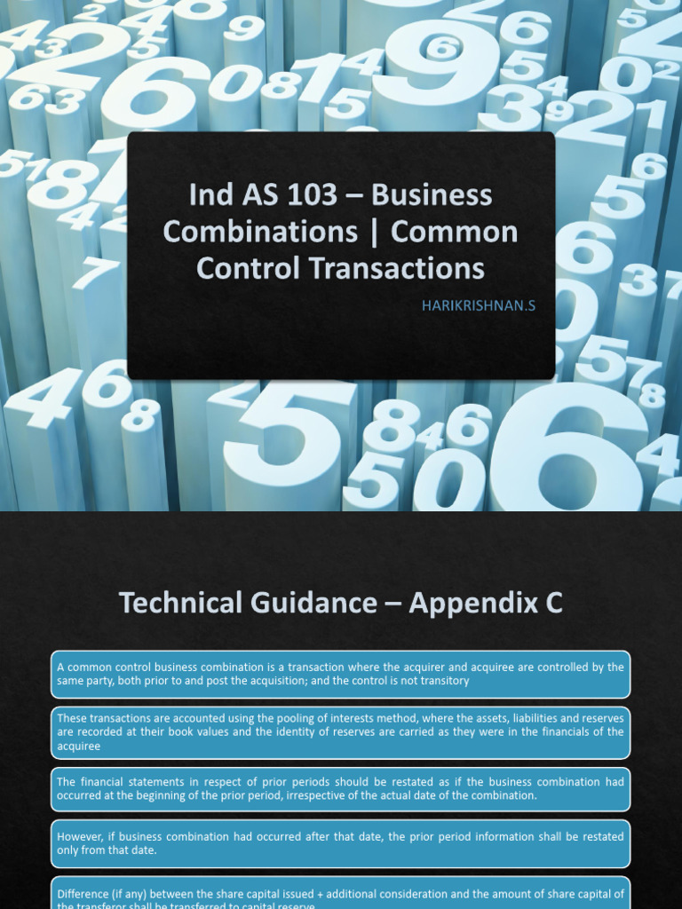 Ind AS 103 – Business Combinations | PDF | Mergers And Acquisitions ...
