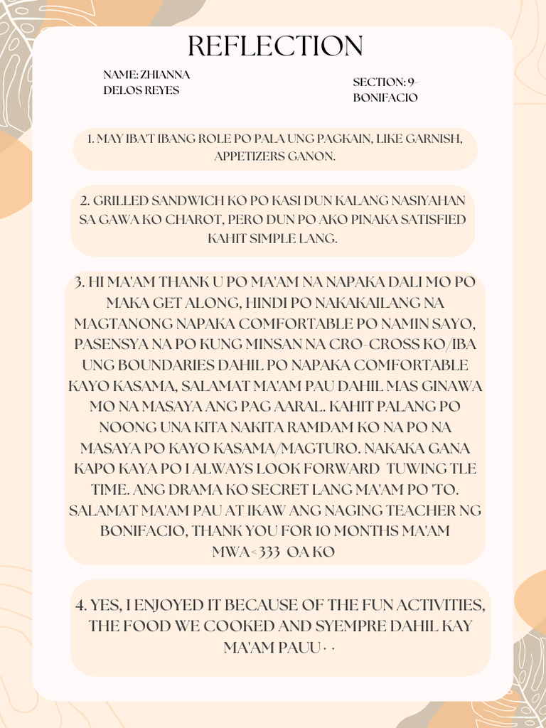 Orange & Beige Aesthetic Gratitude Reflection Worksheet - 20240512 ...