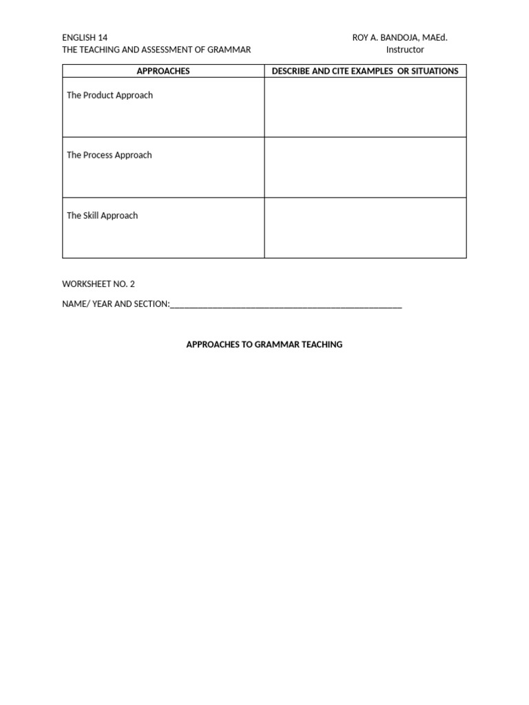 Worksheet No 2 Pdf