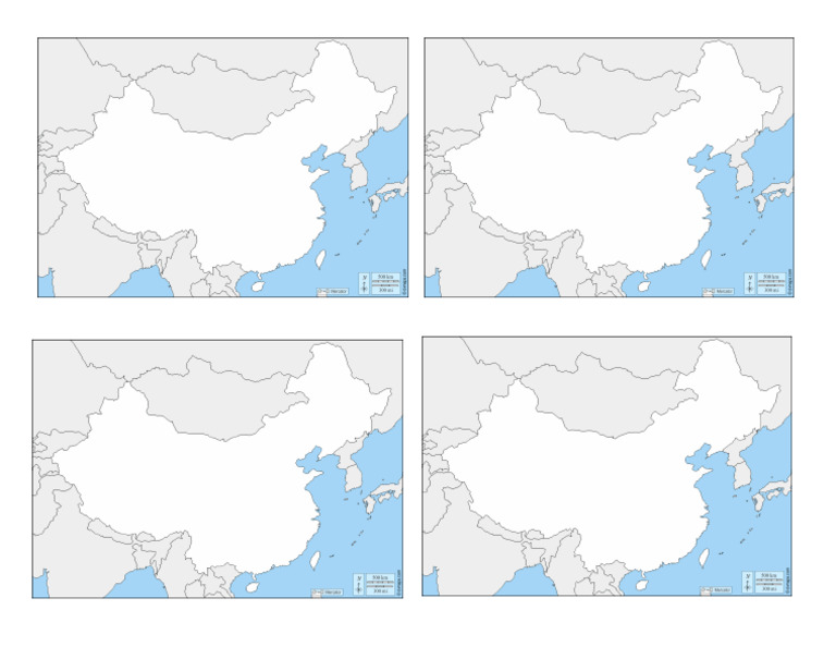 Map of China Colour Task | PDF