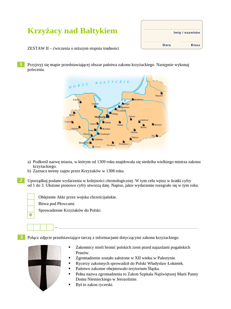 Dod K Pracy R III t.1 Krzyzacy Nad Baltykiem II | PDF