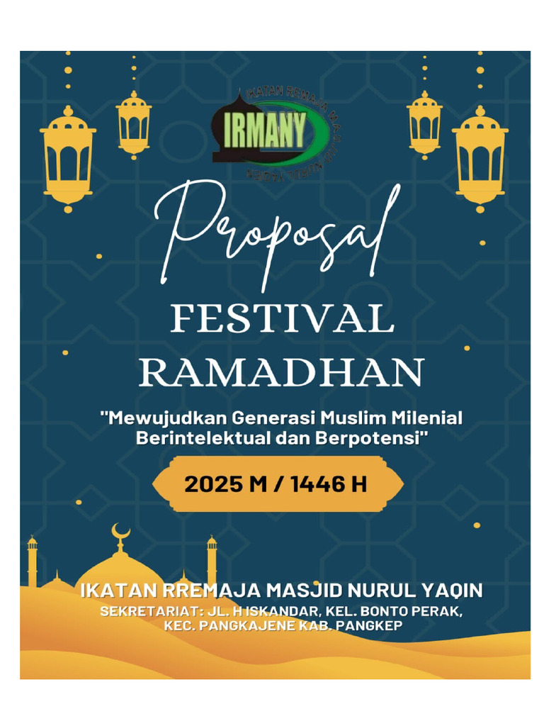 Permohonan Dana Festival Ramadhan 2025 | PDF