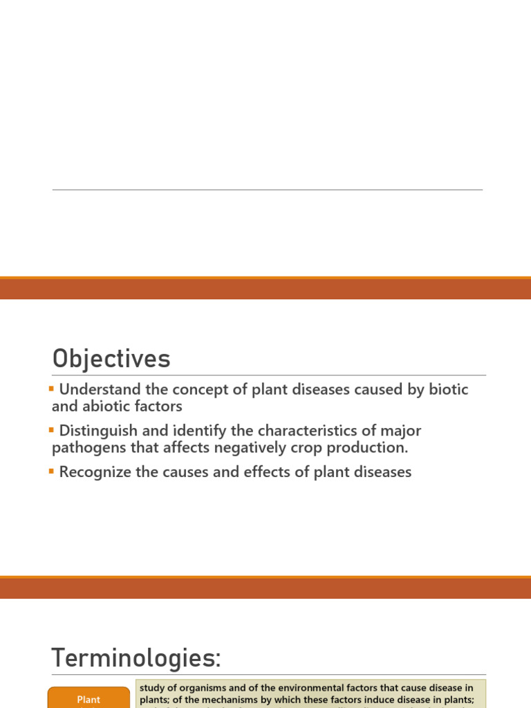 LECTURE 3 - Concept of Plant Disease - Signs and Symptoms | PDF | Virus ...