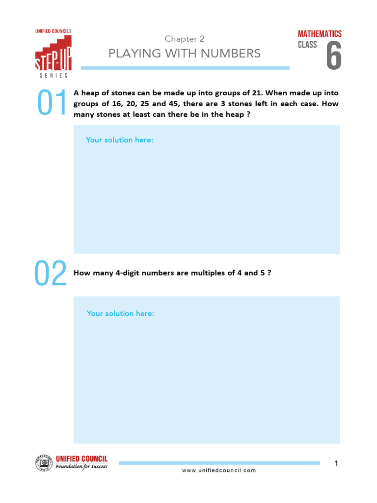 Chapter-2 - SET - STEP-UP SERIES - CLASS - 6 | PDF