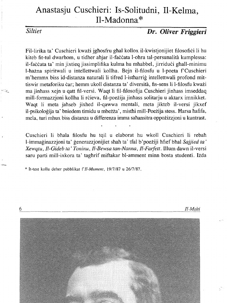 Anastasju Cuschieri Is-Solitudni | PDF
