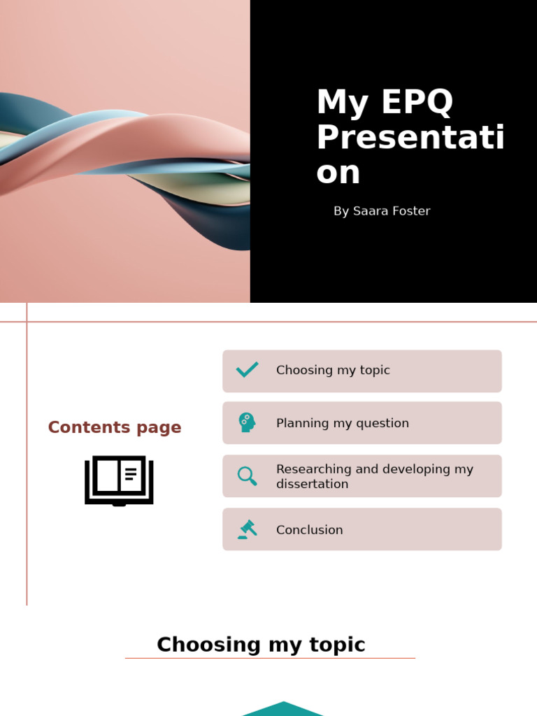 My EPQ Presentation | PDF