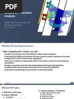 ANSYS Transient Analysis Guide | PDF | Normal Mode | Nonlinear System