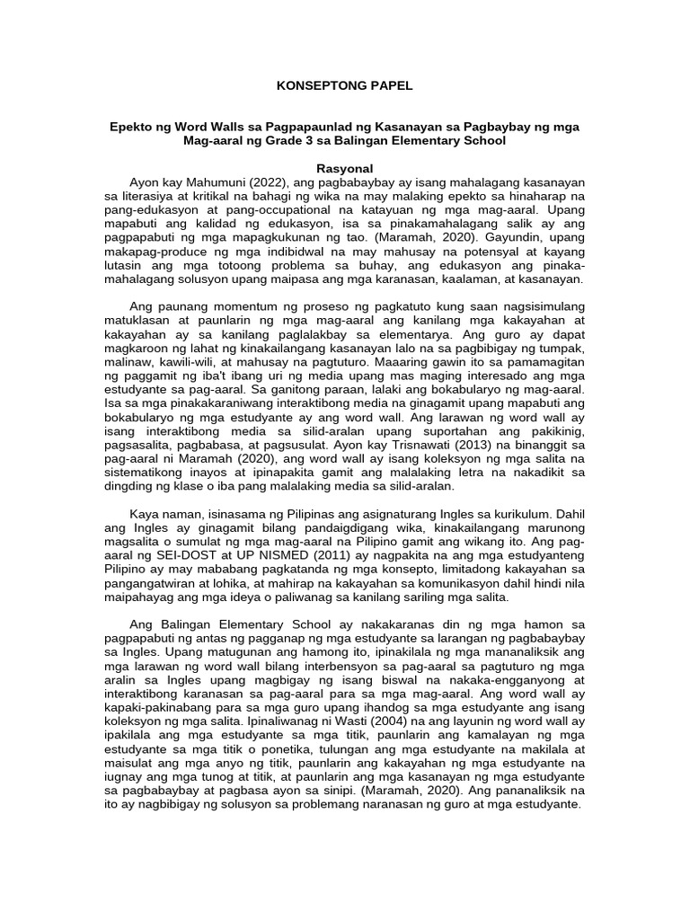 KONSEPTONG PAPEL | PDF