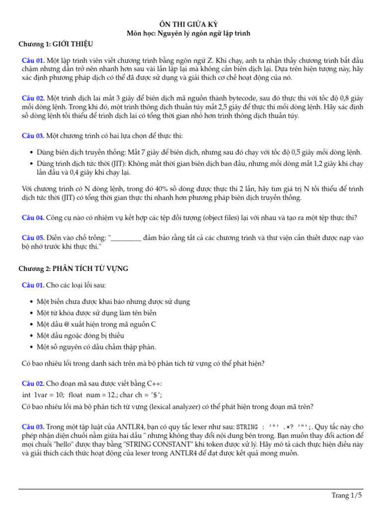 HK242 OnThiGiuaKy | PDF