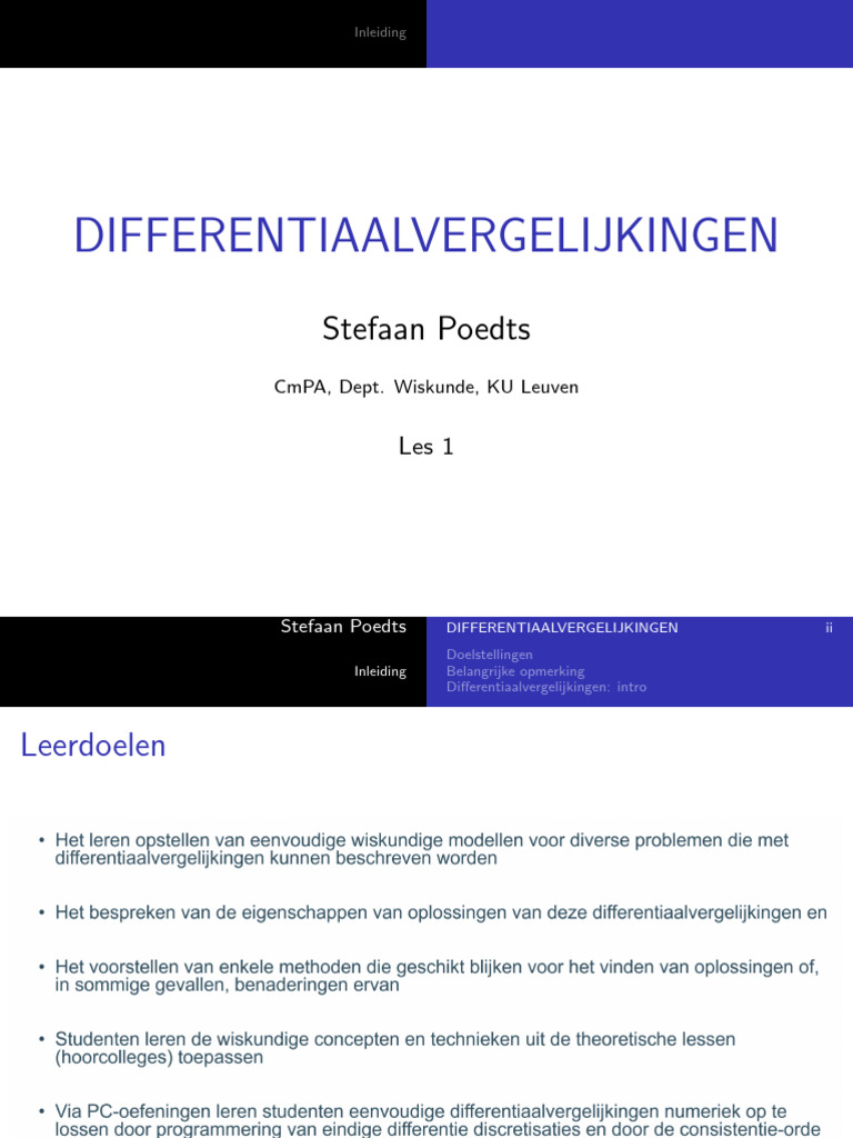 DVGLN Les01 Handout | PDF