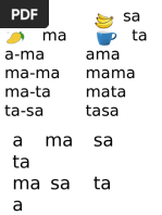 ABAKADA Pantig Examples | PDF