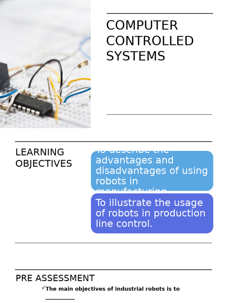 Computer Controlled Systems | PDF | Robot | Robotics