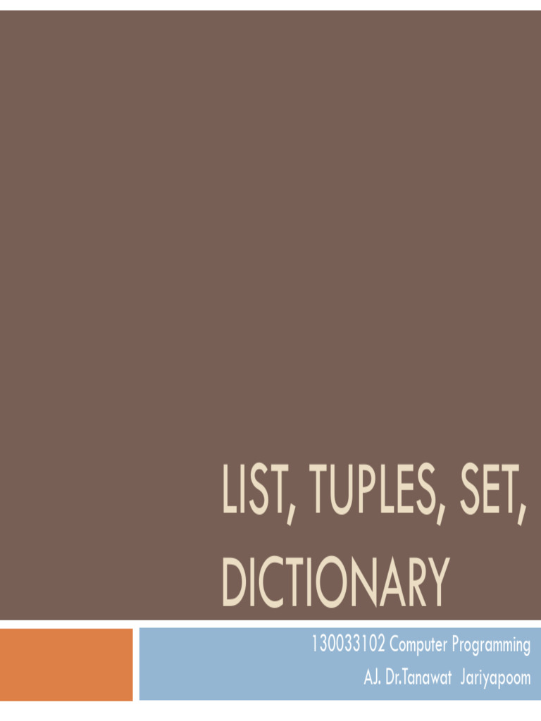 07 List | PDF