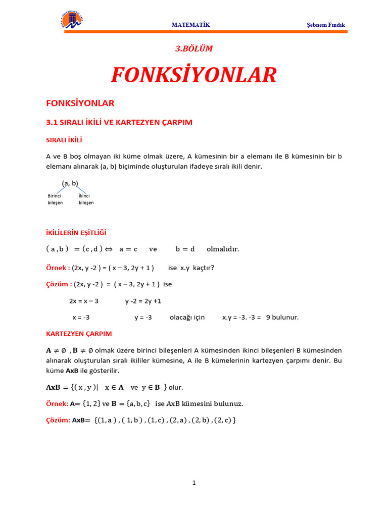 3-fonksiyonlar | PDF