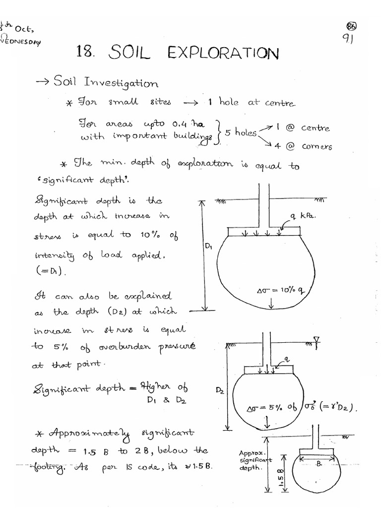Soil Exploration | PDF