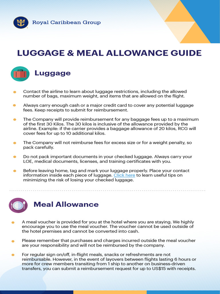 Luggage_Meals_Mar2024_v2 | PDF