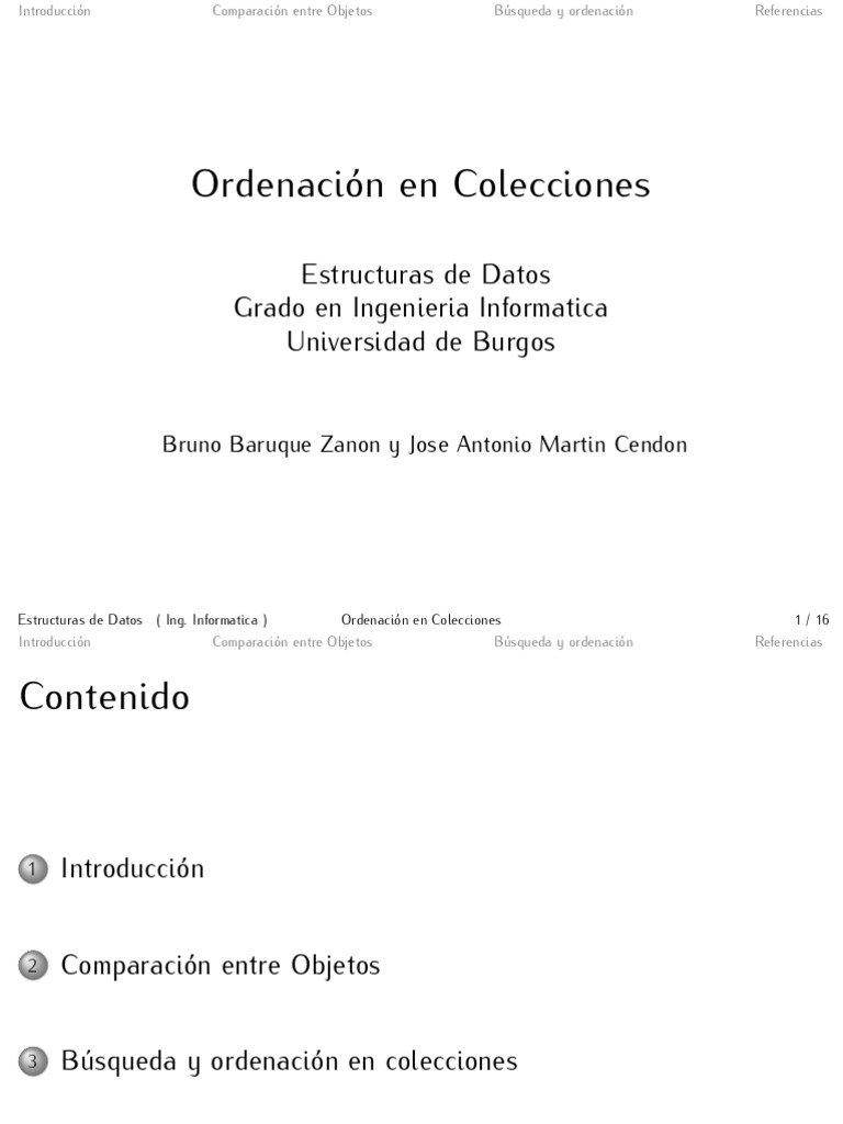 PTR pr02 Ordenaciones | PDF | Java (lenguaje de programación) | Ciencias de la Computación
