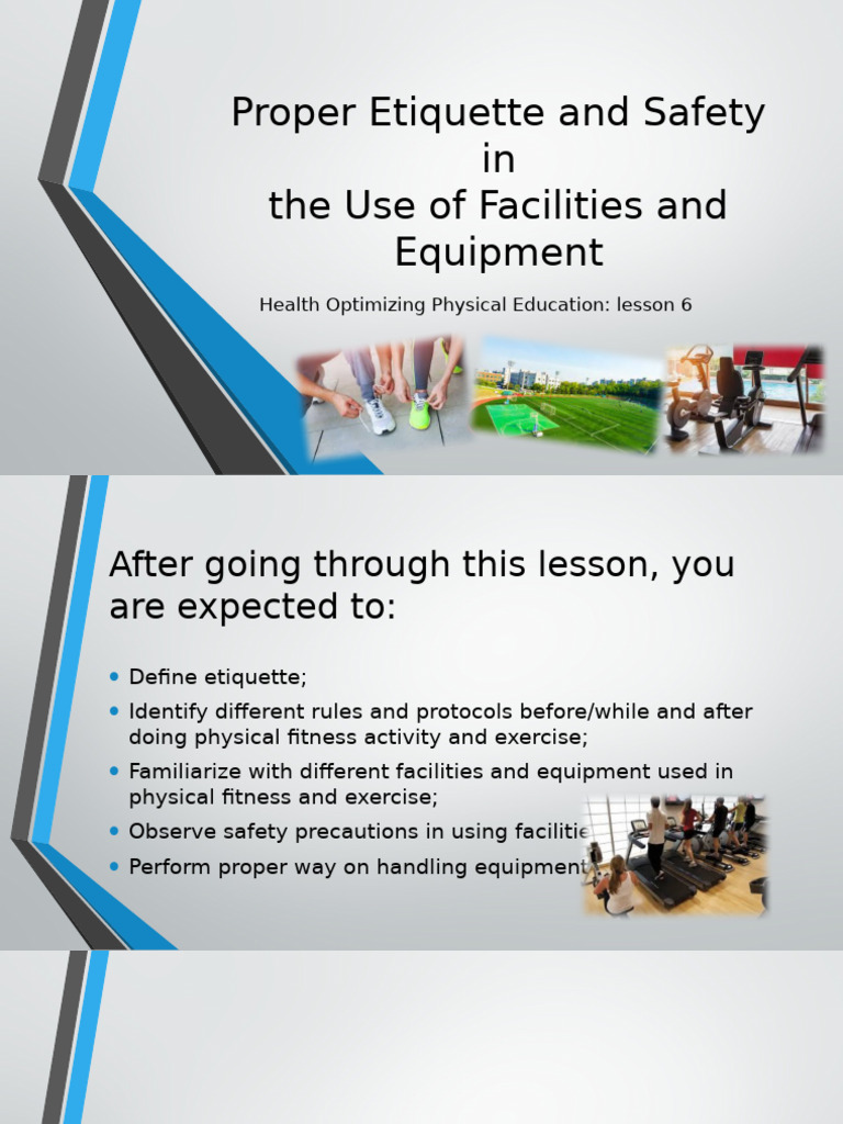 Etiquette and Safety in Physical Education | PDF | Etiquette | Sports