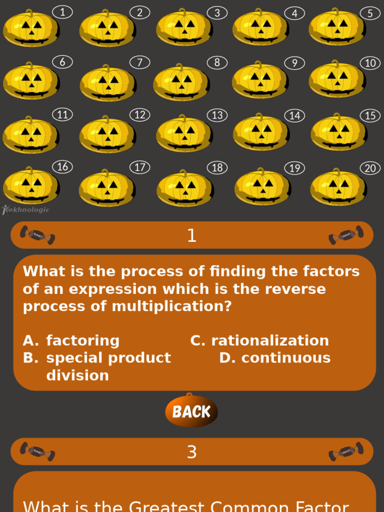 trick-or-treat-factoring review | PDF