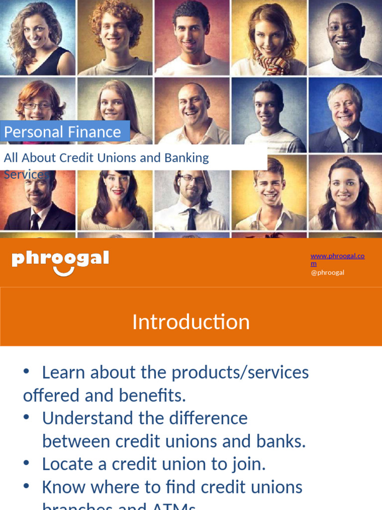 All About Credit Unions and Banking Services | PDF | Credit Card ...