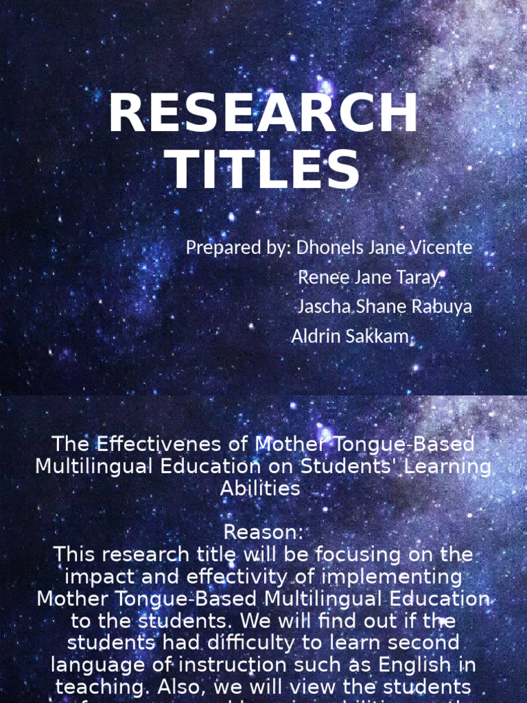Title Defense | PDF