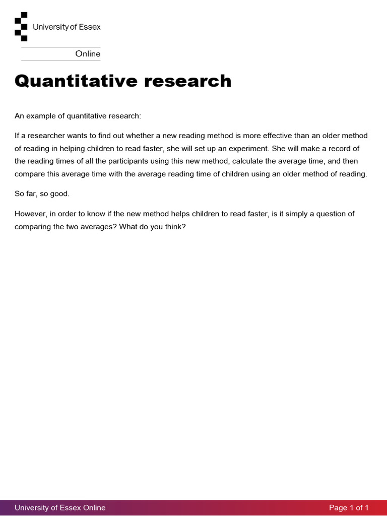 Quantitative Research Pdf