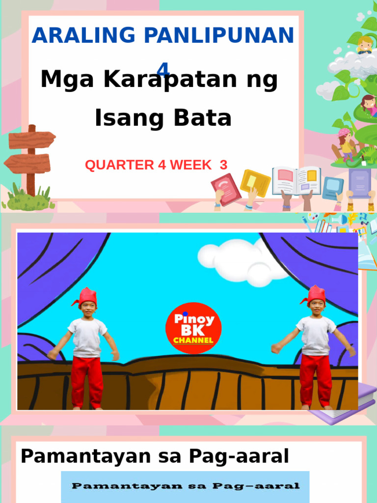 Araling Panlipunan 4: Mga Karapatan NG Isang Bata | PDF