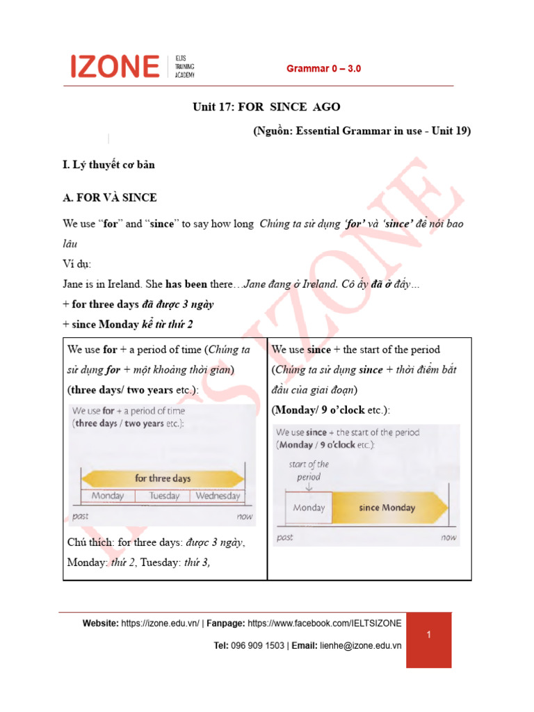 Unit 17 (Unit 19 - Essential Grammar) | PDF