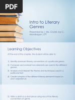 Understanding Traditional Literary Genres | PDF | Genre | Narrative