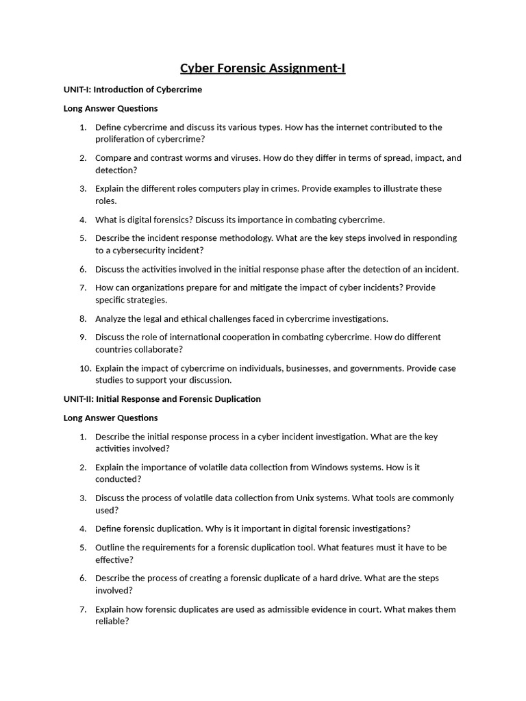CF Assigment | PDF | Cybercrime | File System
