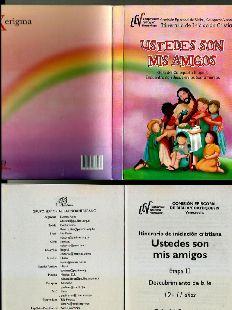 USTEDES SON MIS AMIGOS Guia Del Catequista Etapa 2 | PDF