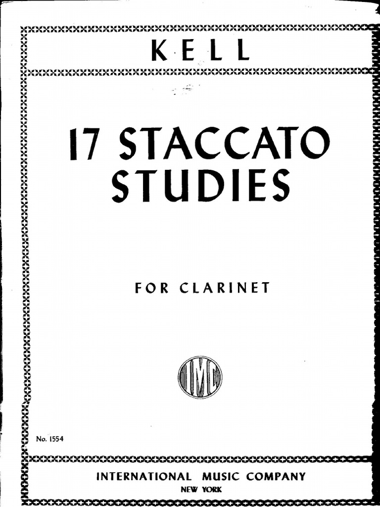 Kell 17 Staccato Studies | PDF
