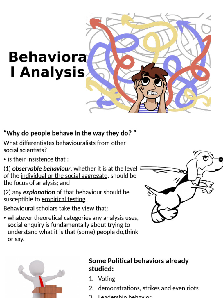 Lecture On Behavioral Analysis | PDF | Falsifiability | Theory