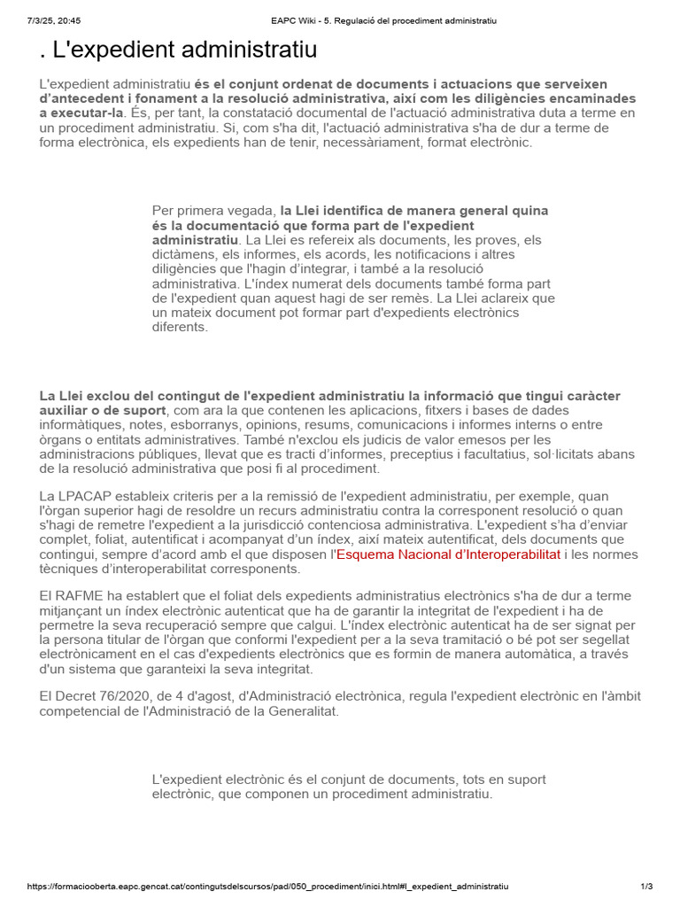 Expedient Administratiu | PDF