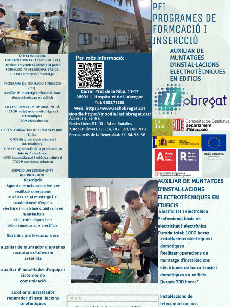 Tríptic PFI Sebastián Morales | PDF