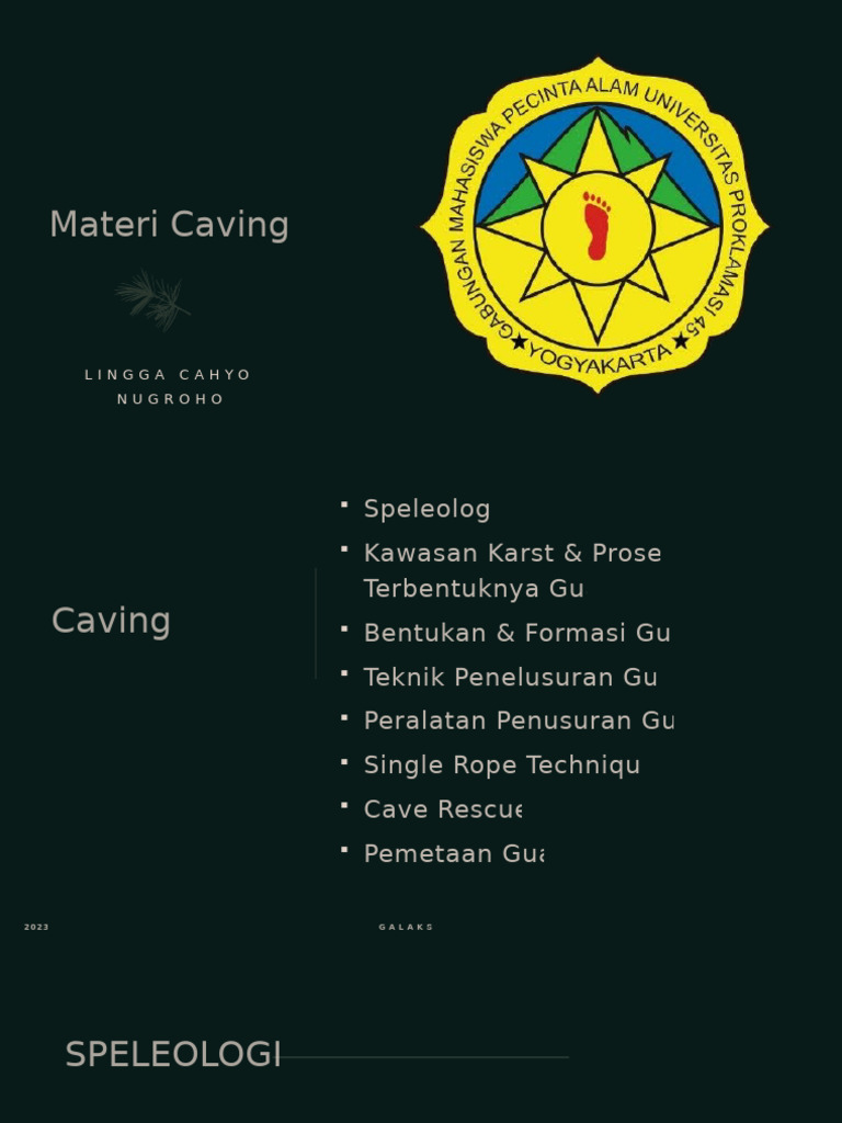 Caving Lingga (Autosaved) | PDF