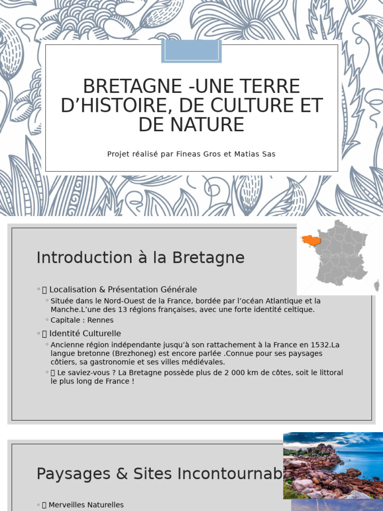 Bretagne -Une Terre d’Histoire, De Culture[1] | PDF | Bretagne