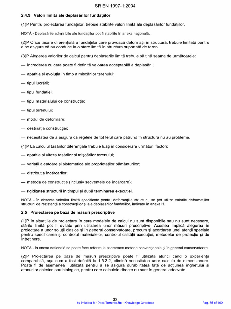 SR en 1997-1-2004 Reguli Generale - Part - 2 | PDF