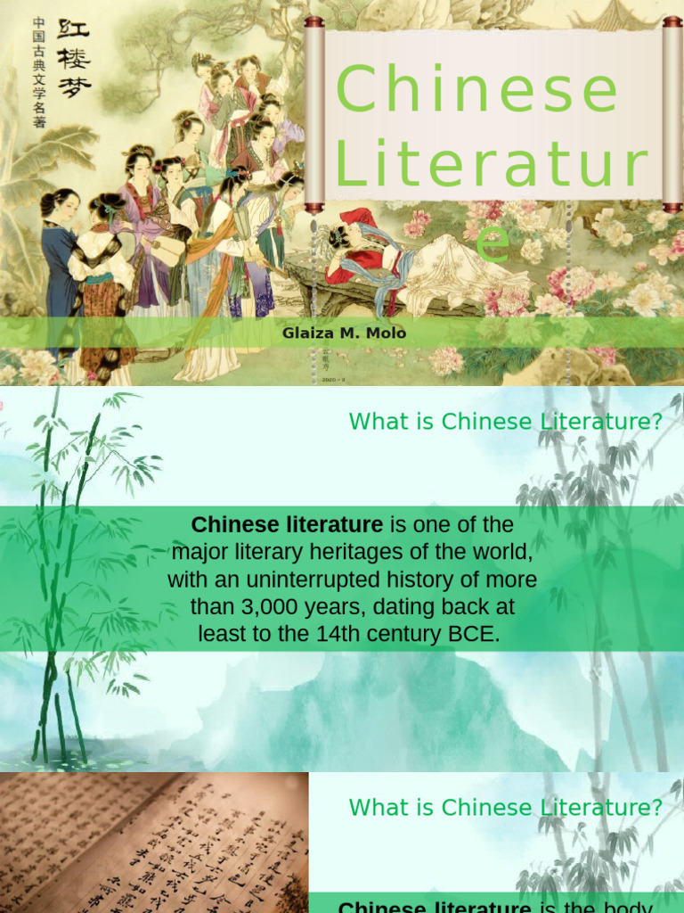 Chinese Lit | PDF | Chinese Literature | Chinese Poetry