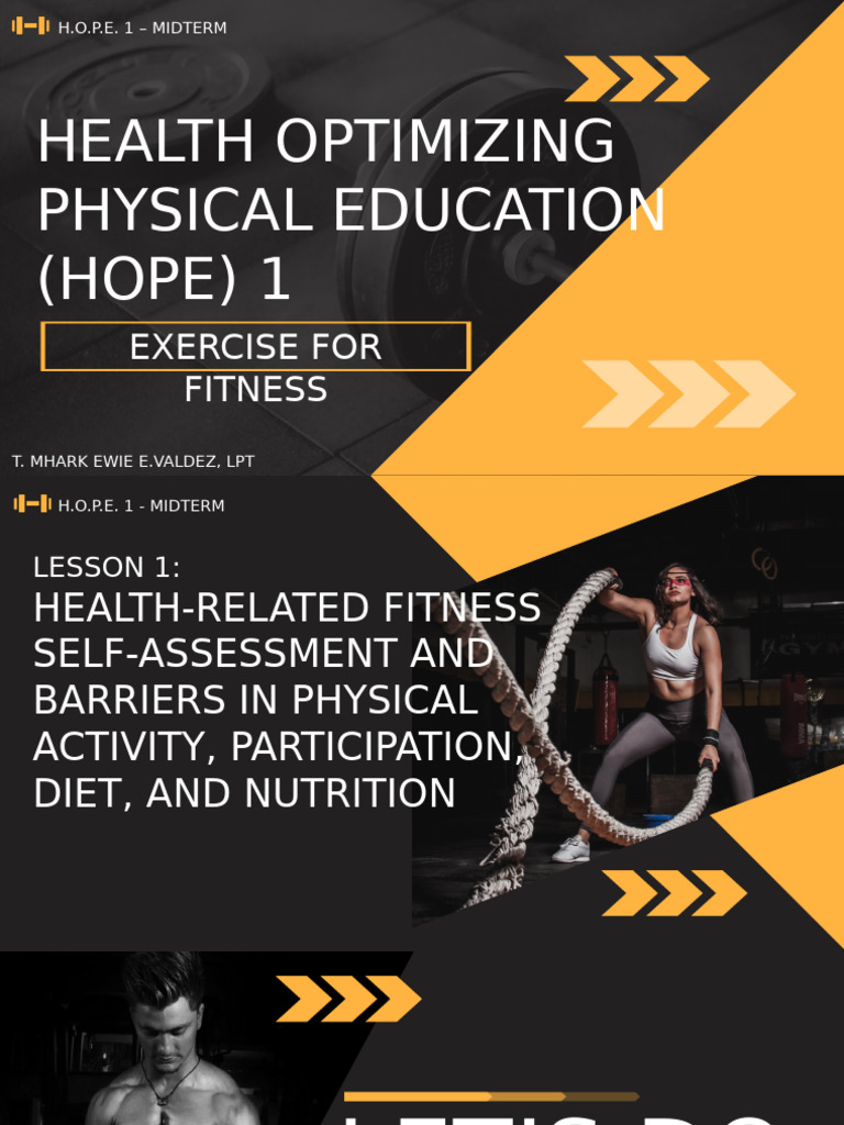 Hope 1 - Complete | PDF | Aerobic Exercise | Strength Training