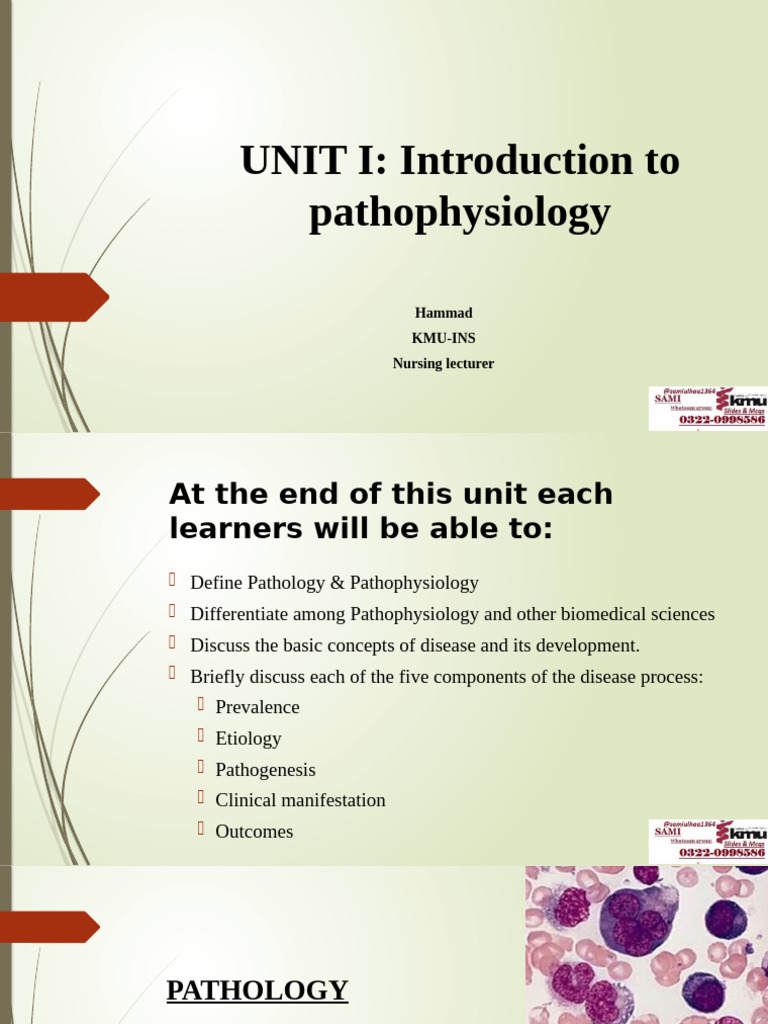 Patho-I All Slides of Kmu Ins Compiled by SaMiii | PDF | Oncogene | Inflammation