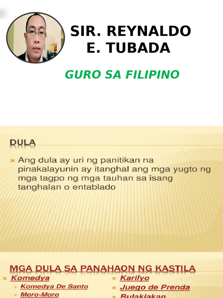 Dulaang Filipino | PDF