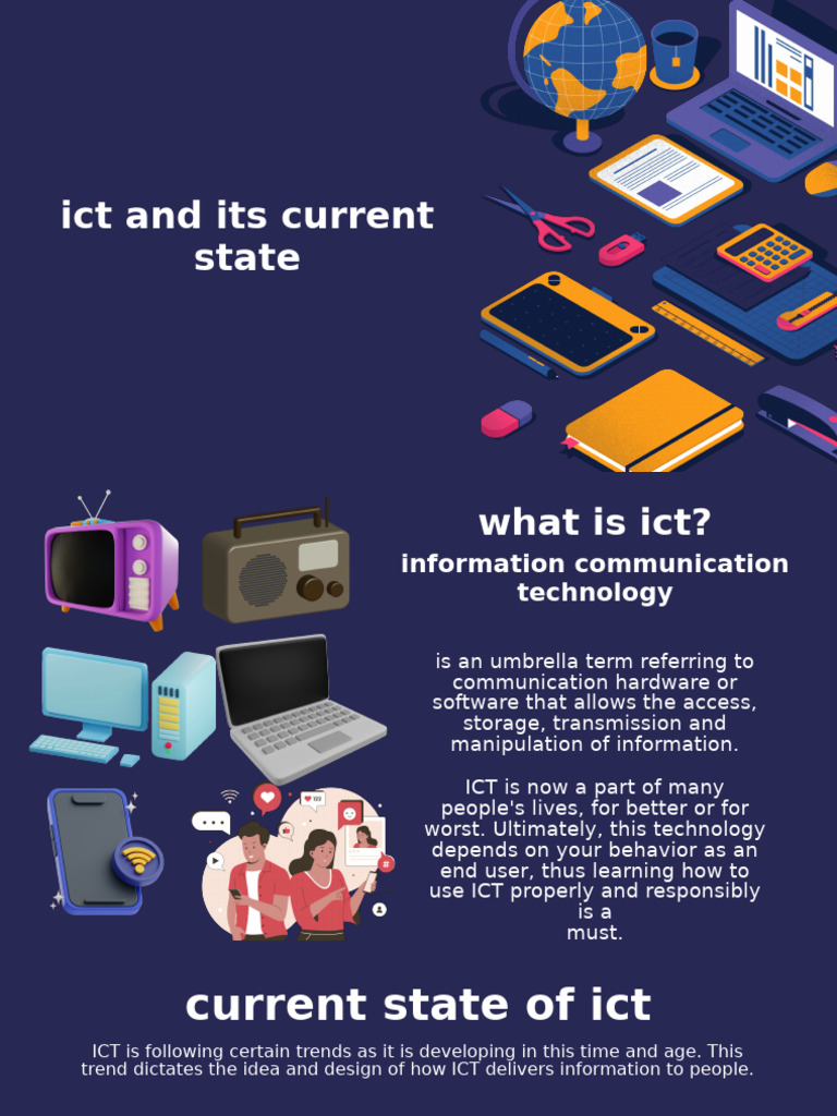 ETECH Ict and Its Current State | PDF | World Wide Web | Internet & Web